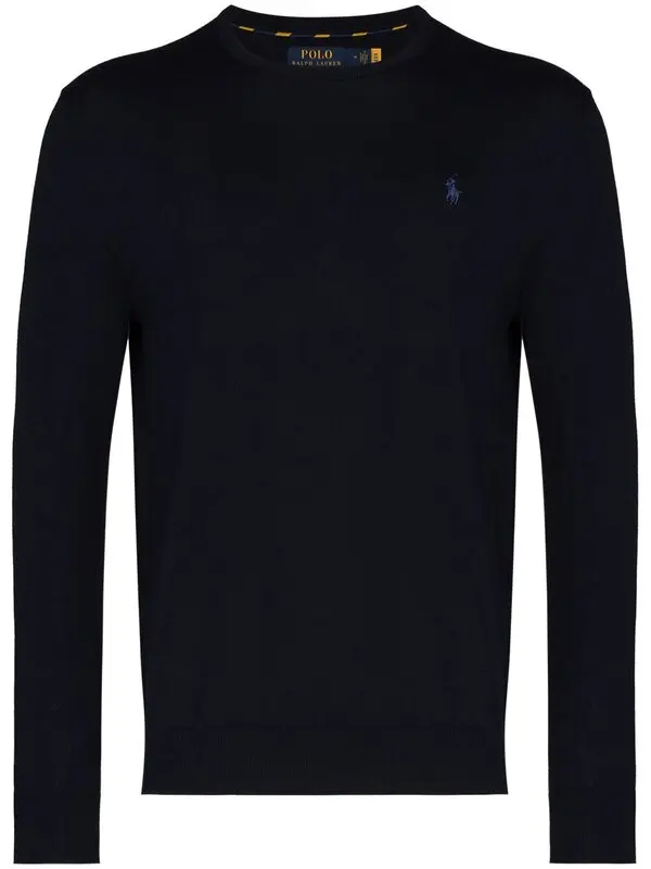 Polo Ralph Lauren Cotton Crew Neck Sweater - Blue