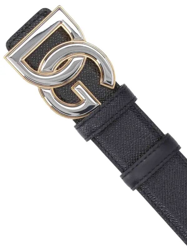 Dolce & Gabbana Dg Logo Buckle Belt