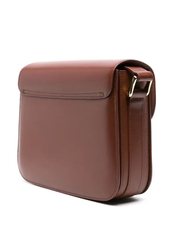 A.p.c. Leather Cross Body Bag - Brown