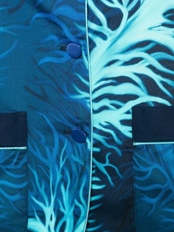 F.R.S FOR RESTLESS SLEEPERS Printed Silk Jacket