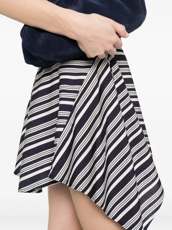 IRO PARIS Unya Asymmetrical Stripe Dress - Multi