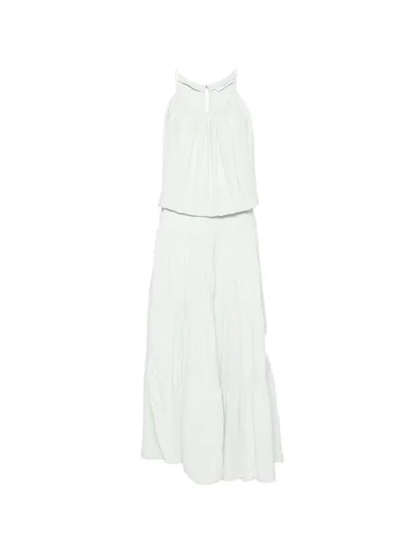 IRO PARIS Island Tiered Maxi Dress - Green
