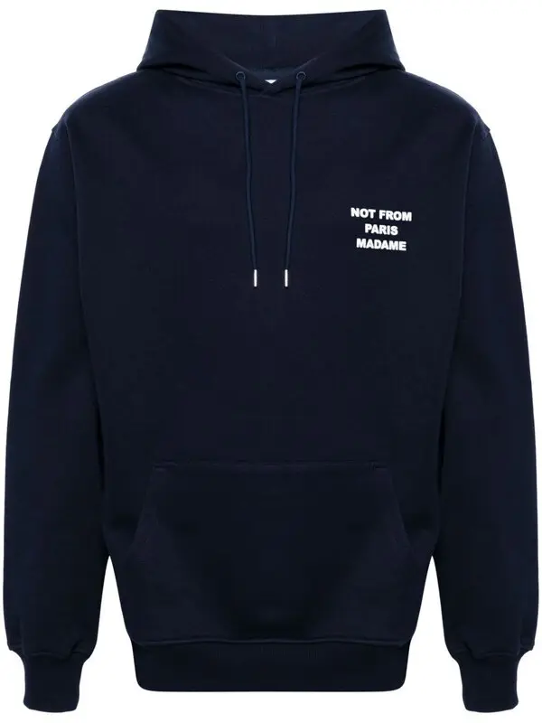 Drole De Monsieur The Slogan Sweatshirt - Blue