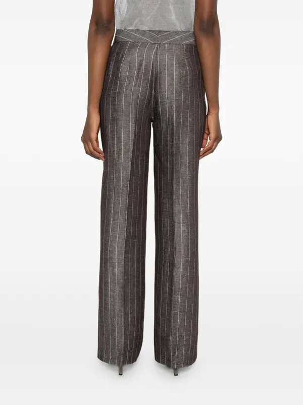 VIA MASINI 80 Pinstriped Trousers