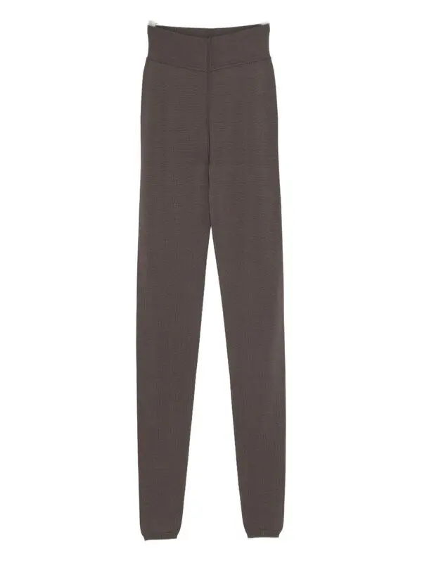 Rick Owens Knitted Leggings - Grey