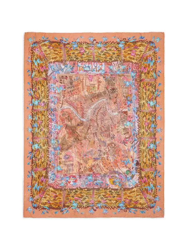 Faliero Sarti New Roma Silk Blend Stole - Multi