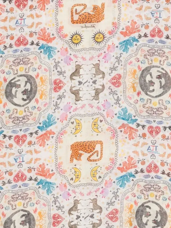 Faliero Sarti Poly Silk Blend Stole