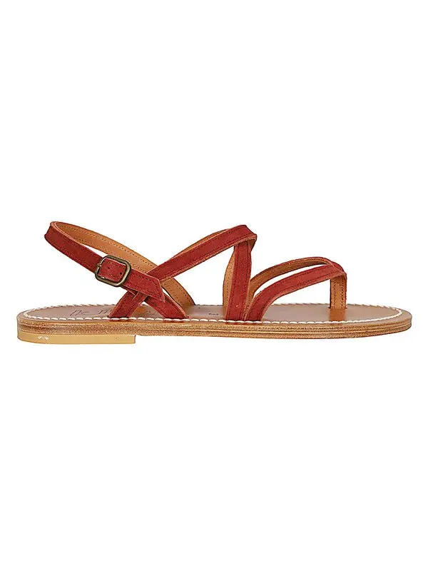 K.JACQUES Marathon Leather Sandals - Brown