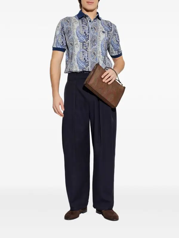 Etro Arnica Paisley Polo