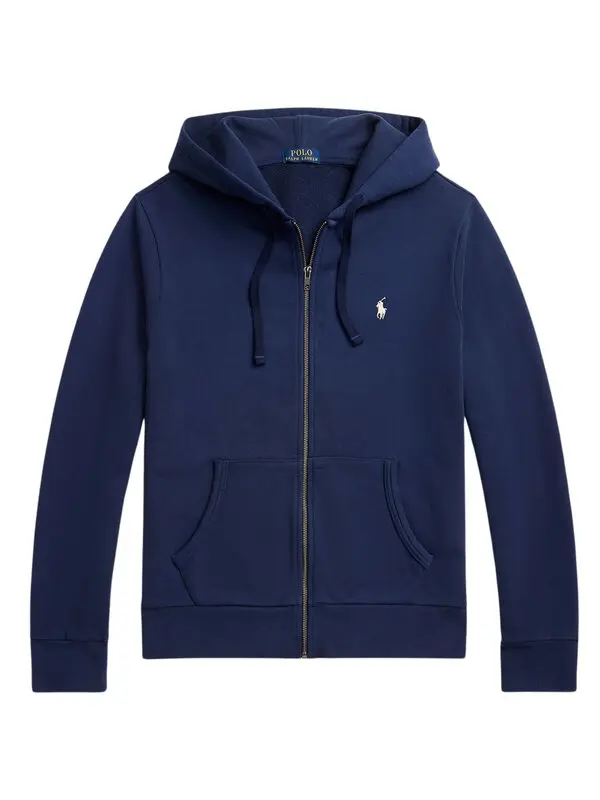 Polo Ralph Lauren Loopback Fleece Zip-up Hoodie - Blue