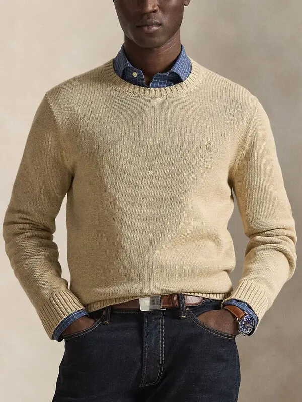 Polo Ralph Lauren Cotton Crew Neck Sweater - Brown