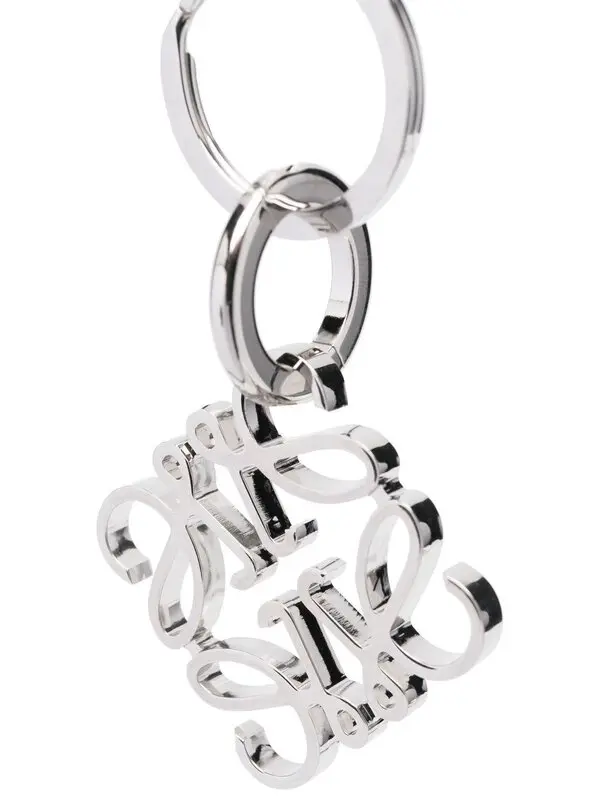 Loewe Anagram Logo Plaque Keyring