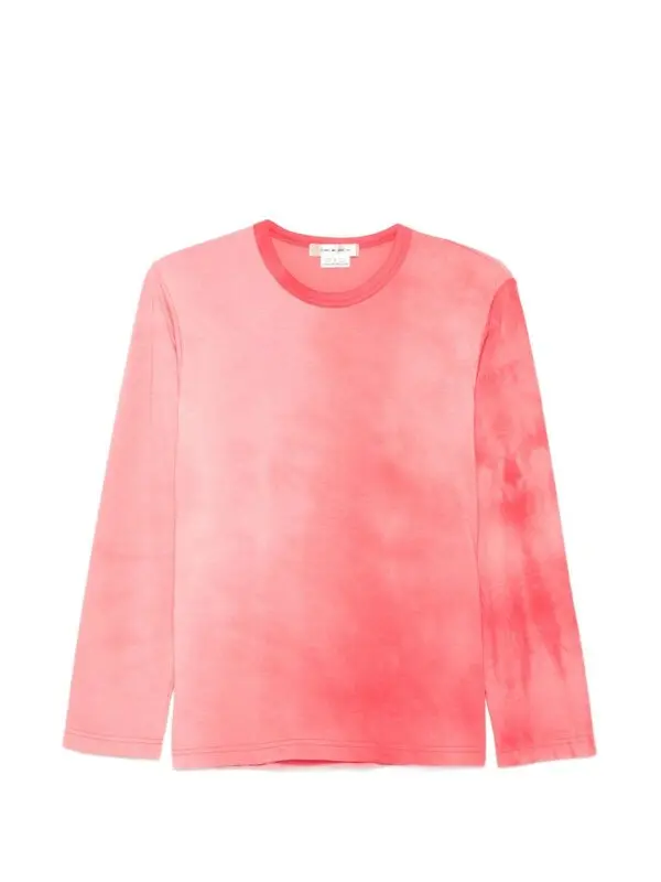 Comme Des Garçons Long Sleeve Crewneck T-shirt - Red