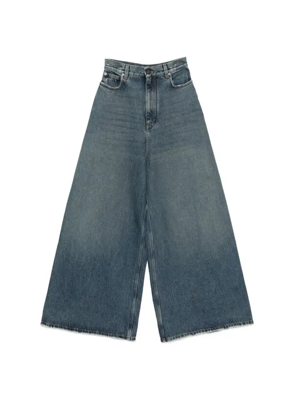 Balenciaga Flared Denim Jeans - Blue