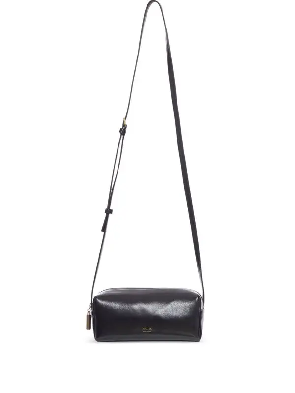 Khaite Kye Mini Leather Crossbody Bag - Black