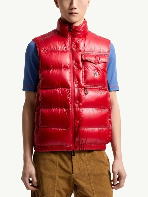 Moncler Uychi Padded Vest - Red