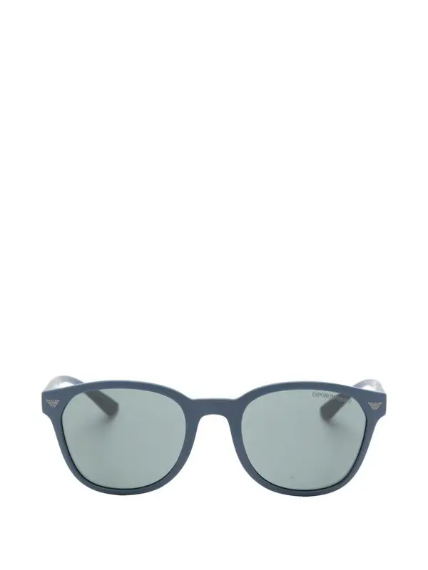 Emporio Armani Oval Sunglasses - Blue