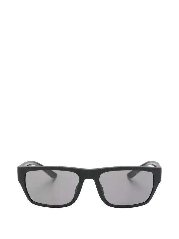 Emporio Armani Rectangle Frame Sunglasses - Black