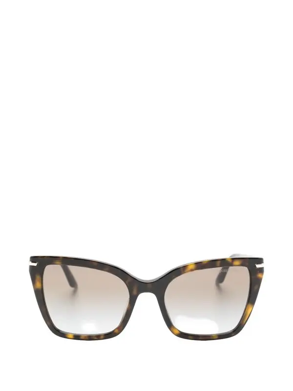 Emporio Armani Tortoiseshell Cat Eye Sunglasses - Brown