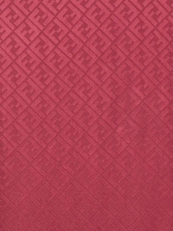 Fendi Ff Wool And Silk Shawl - Red