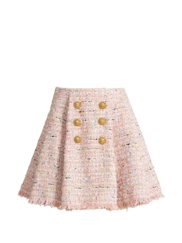 Balmain Tweed Mini Skirt