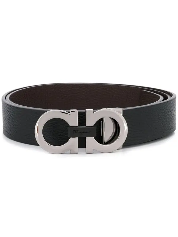 FERRAGAMO Gancini Leather Belt