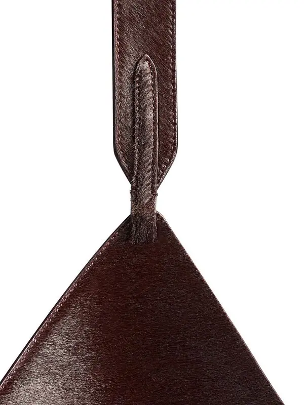 Khaite Lotus Mini Leather Bucket Bag - Red