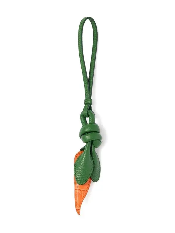 Jacquemus La Carotte Leather Charm - Green