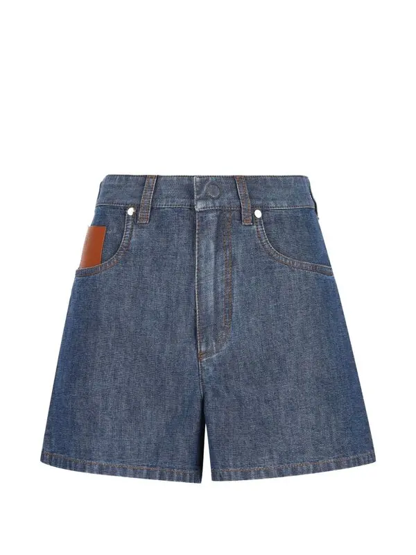 Fendi Denim Shorts - Blue