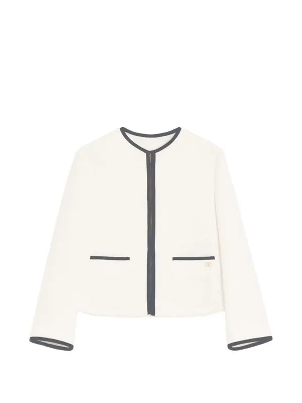 Valentino Garavani Vlogo Detail Tweed Jacket