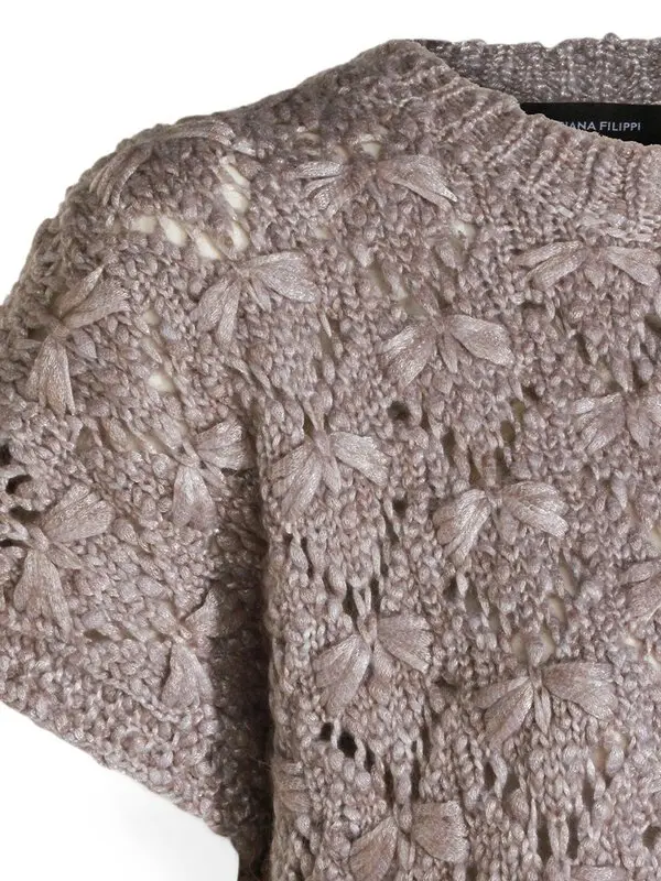 Fabiana Filippi Wool Blend Knit Top
