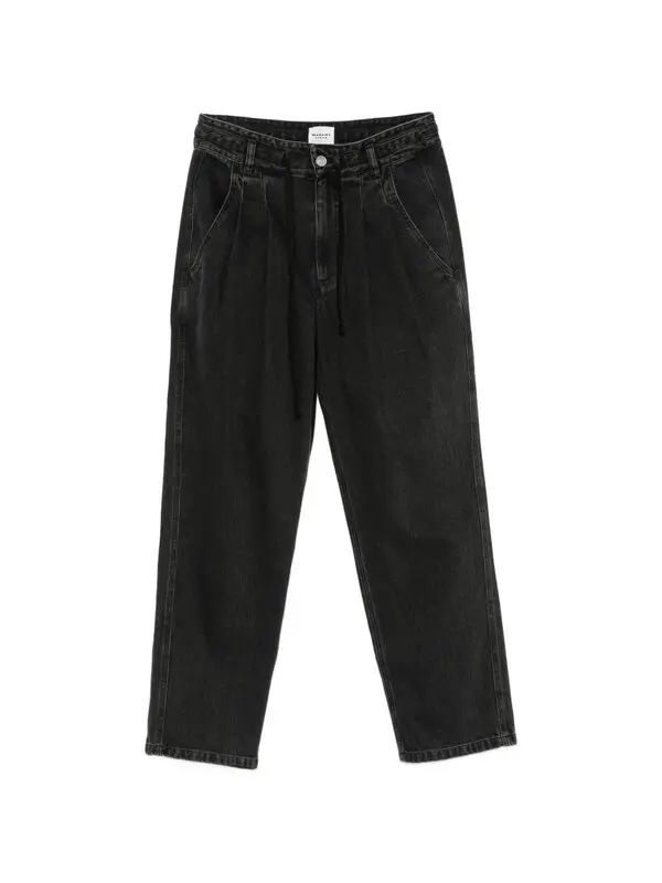 MARANT ETOILE Ilsa Cotton Trousers - Black