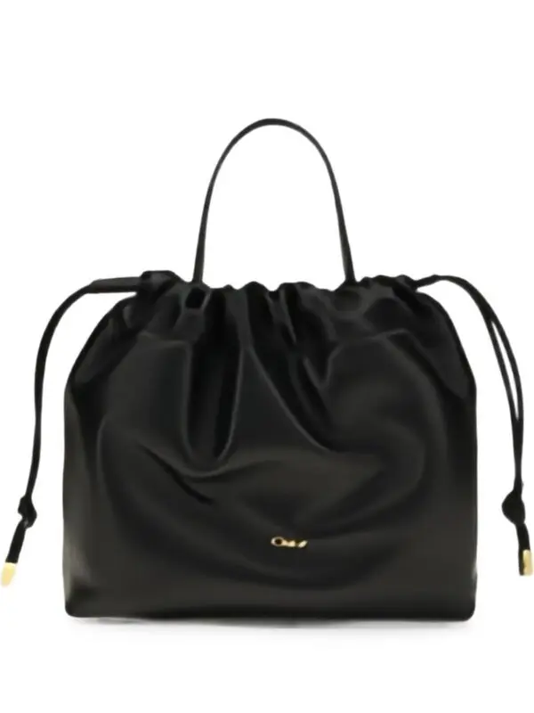 Chloé Icons Leather Clutch - Black