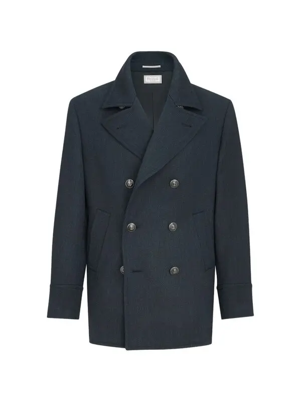Brunello Cucinelli Wool Caban Coat