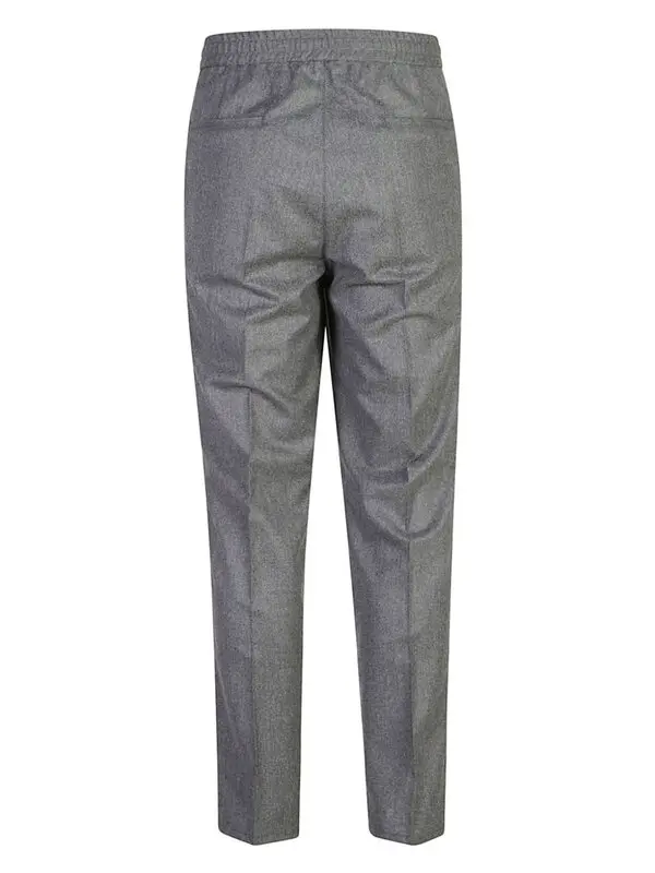 Brunello Cucinelli Wool Trousers - Grey