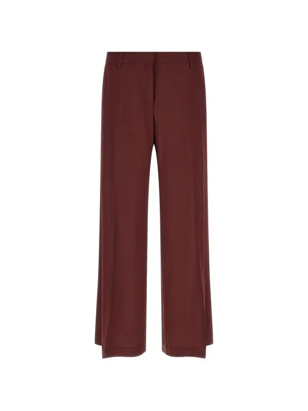 Alberto Biani Wide-leg Trousers - Red