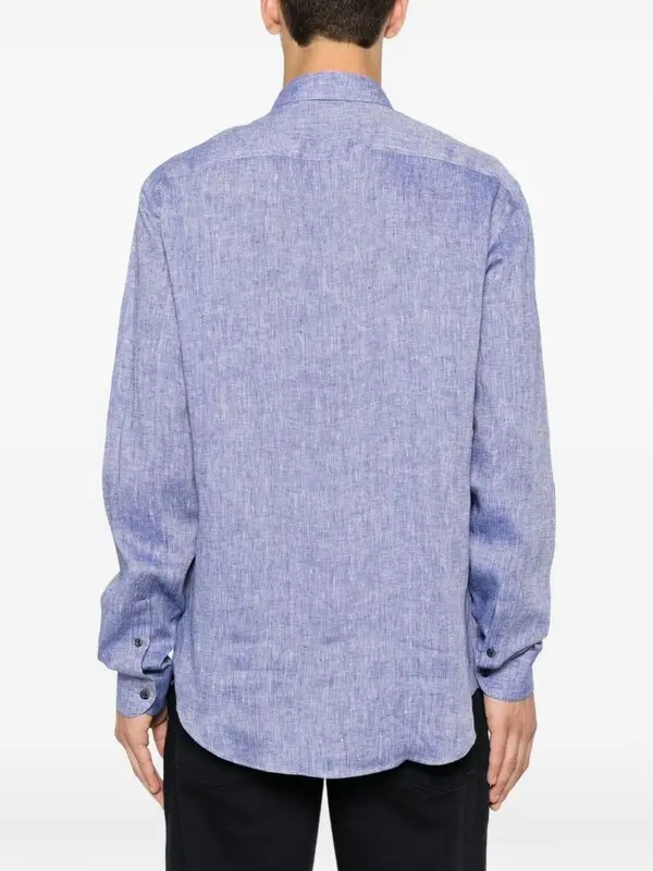 Emporio Armani Cotton Shirt - Blue