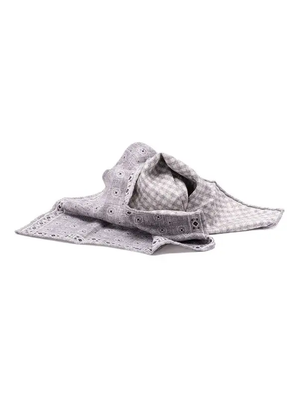 Brunello Cucinelli Silk Foulard - Grey