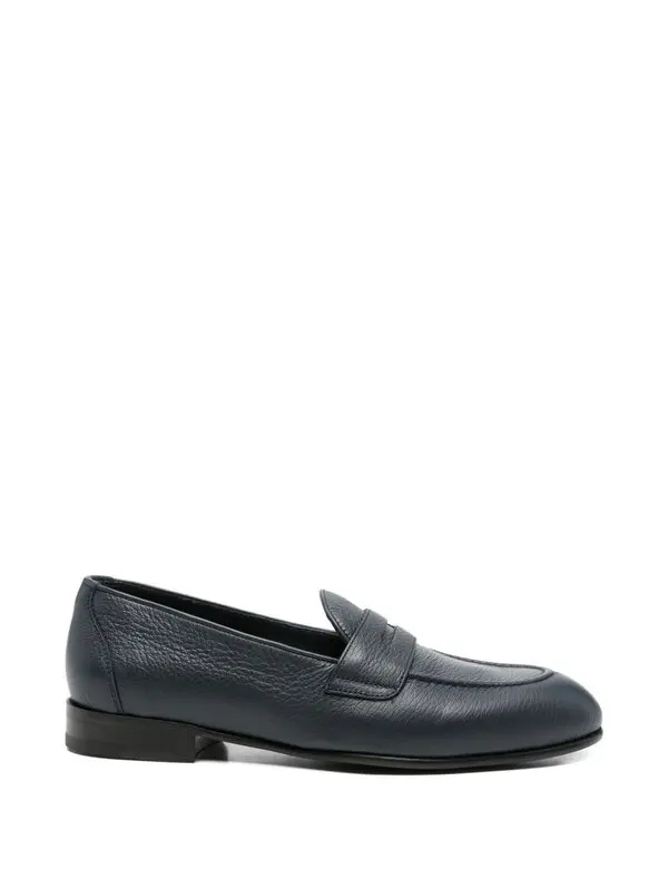 Brioni Appia Leather Penny Loafers