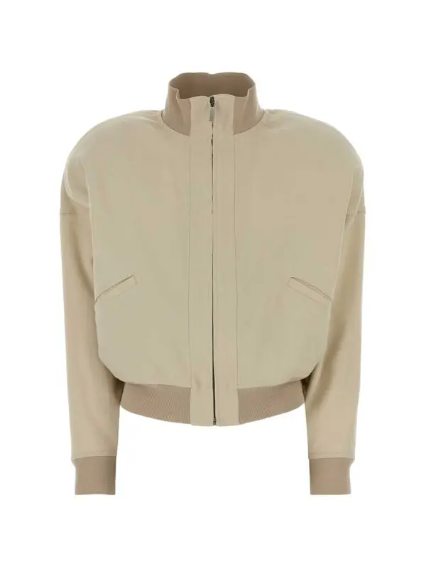 Gucci Cotton Bomber Jacket - Beige