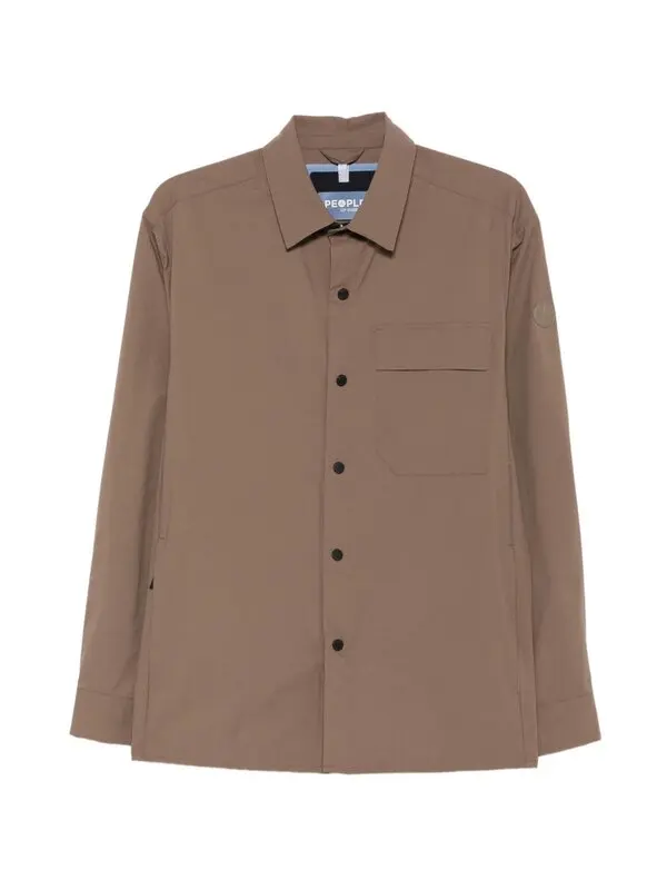 PEOPLE OF SHIBUYA Marioka Overshirt - Brown
