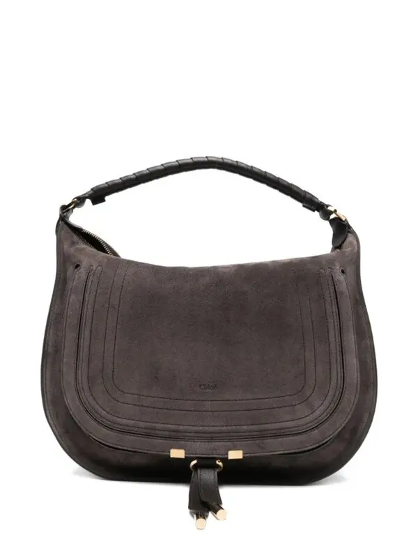 Chloé Marcie Suede Leather Hobo Bag