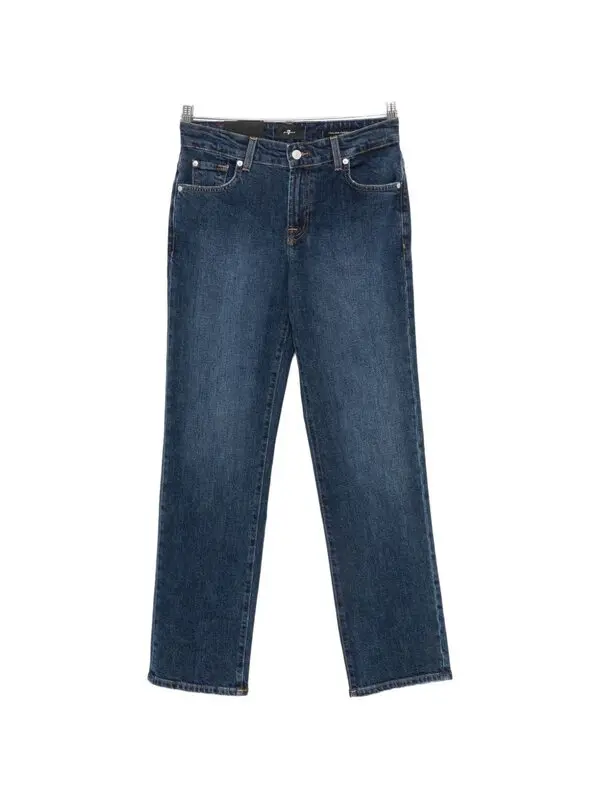 7 For All Mankind Calie Straight Denim Jeans