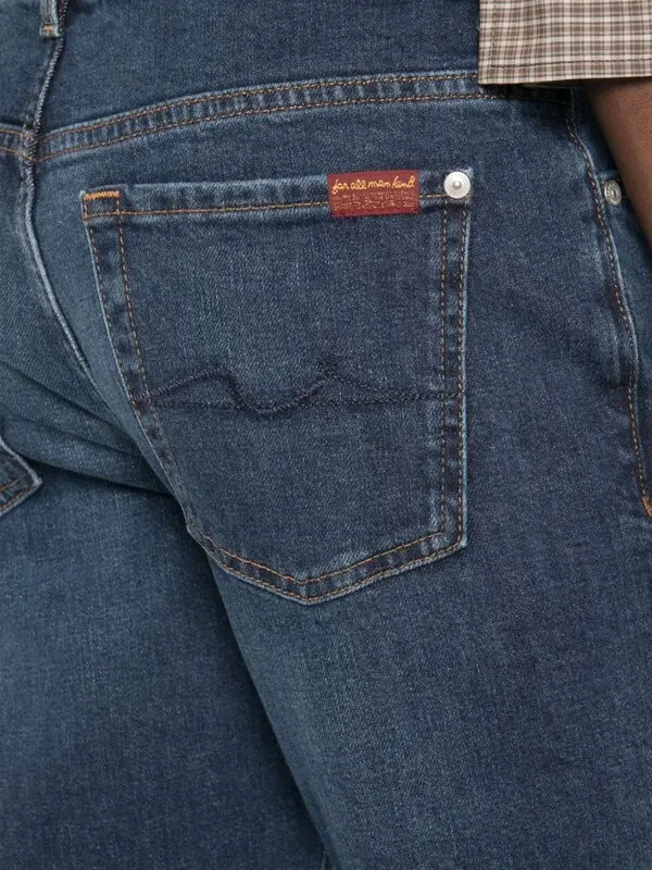 7 For All Mankind Calie Straight Denim Jeans