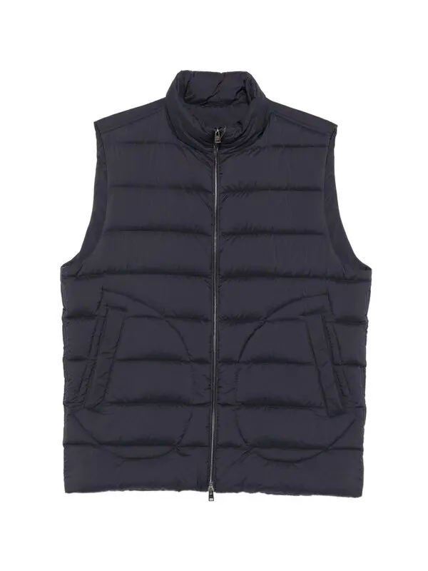 Herno Padded Down Vest - Blue