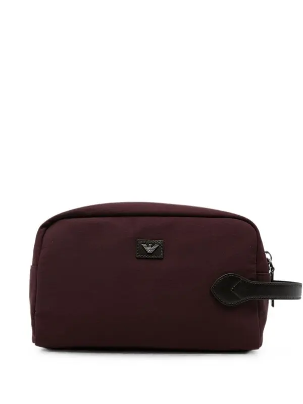 Emporio Armani Logo Beauty-case - Brown