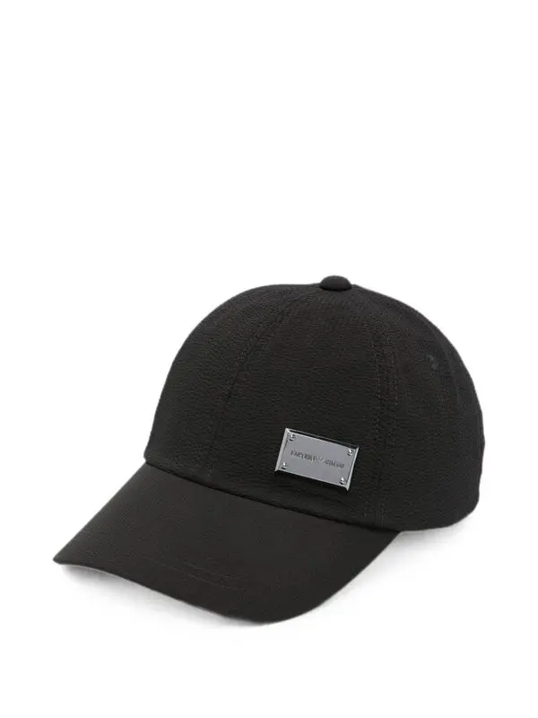 Emporio Armani Logo Baseball Cap - Black