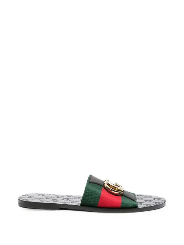 Gucci Riviera Slide Sandals - Black