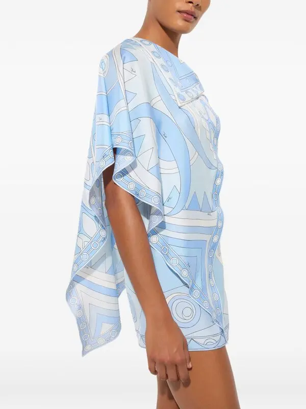 Emilio Pucci Printed Silk Mini Dress
