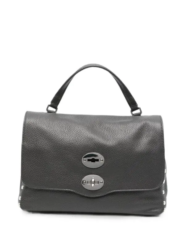 ZANELLATO Postina Daily Small Leather Handbag - Grey